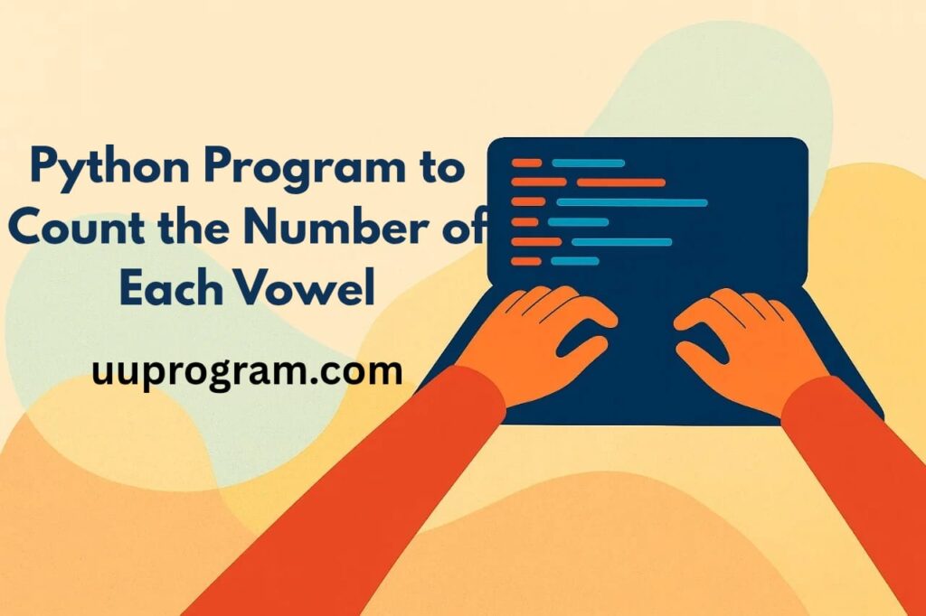 Write a Python Program to Count the Number of Each Vowel - uuprogram.com
